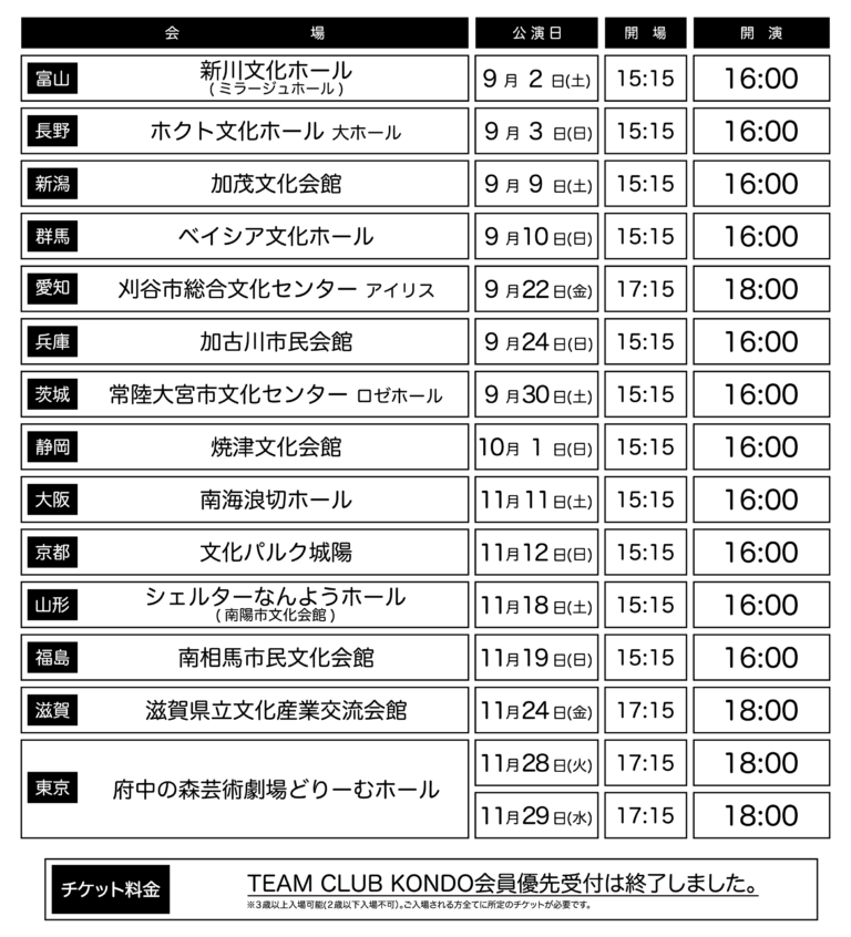 MK program/CC発売情報更新 – Curtain Call